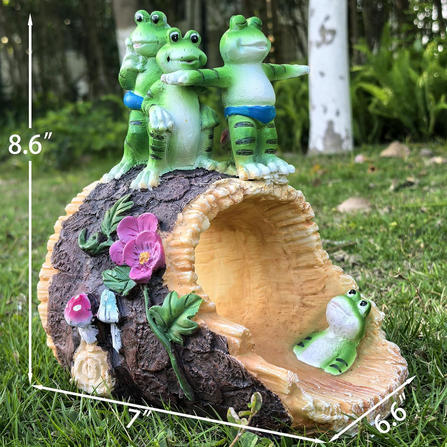 Decorative Gutter Downspout Extension Sculpture - Frog Figurine for ...