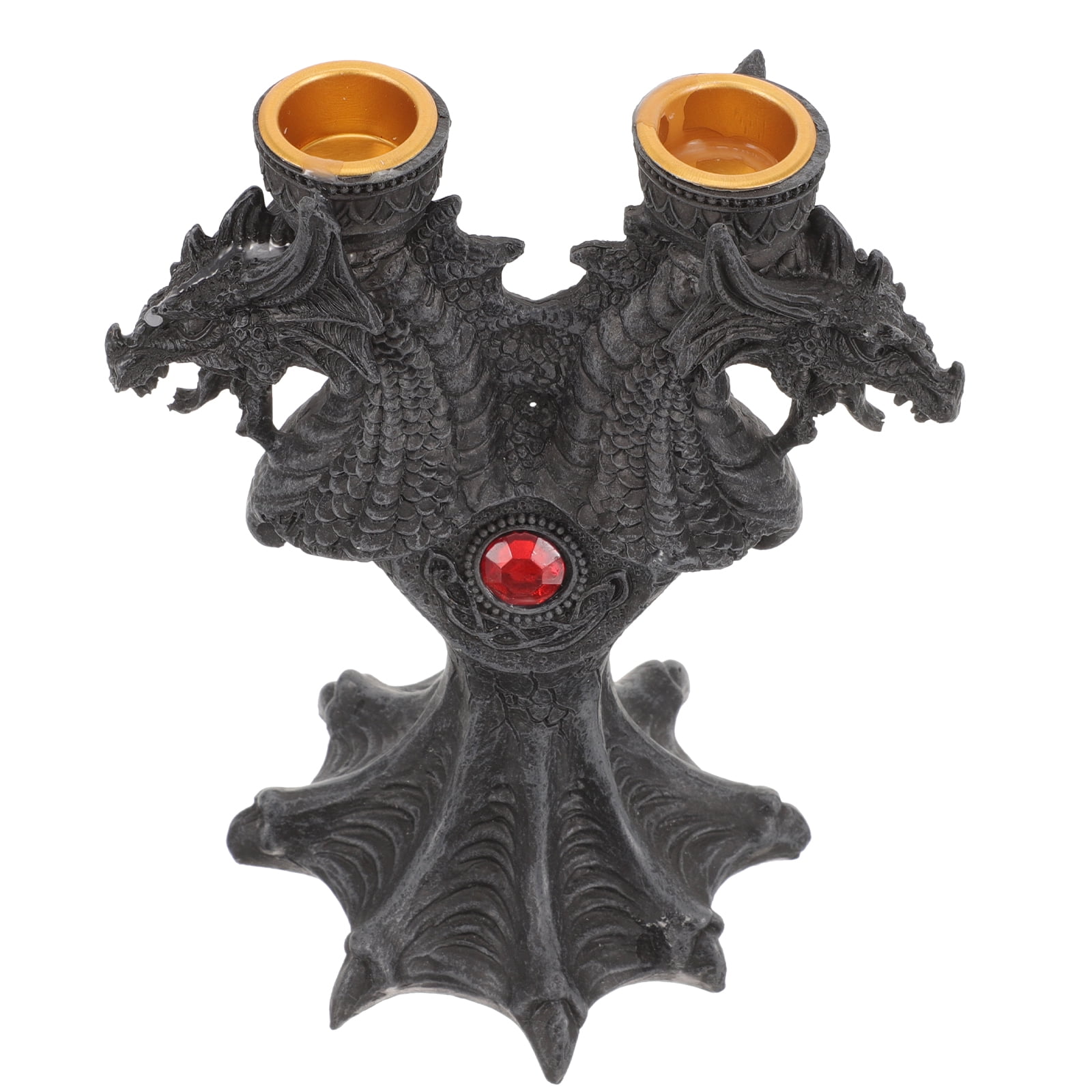 Candlestick Lantern Halloween Fighting Dragon Candelabra - Walmart.com