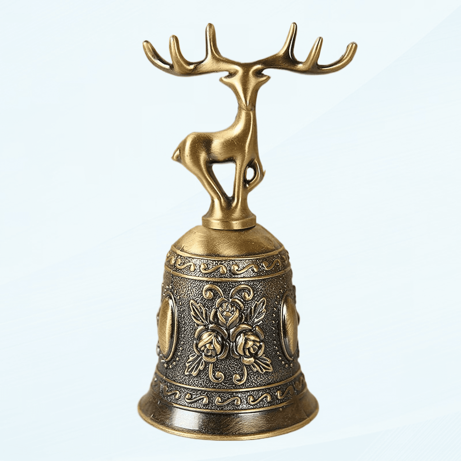 Decorative Hand Bell, Deer Shape Hand Bell, Gold Call Bell Wedding ...