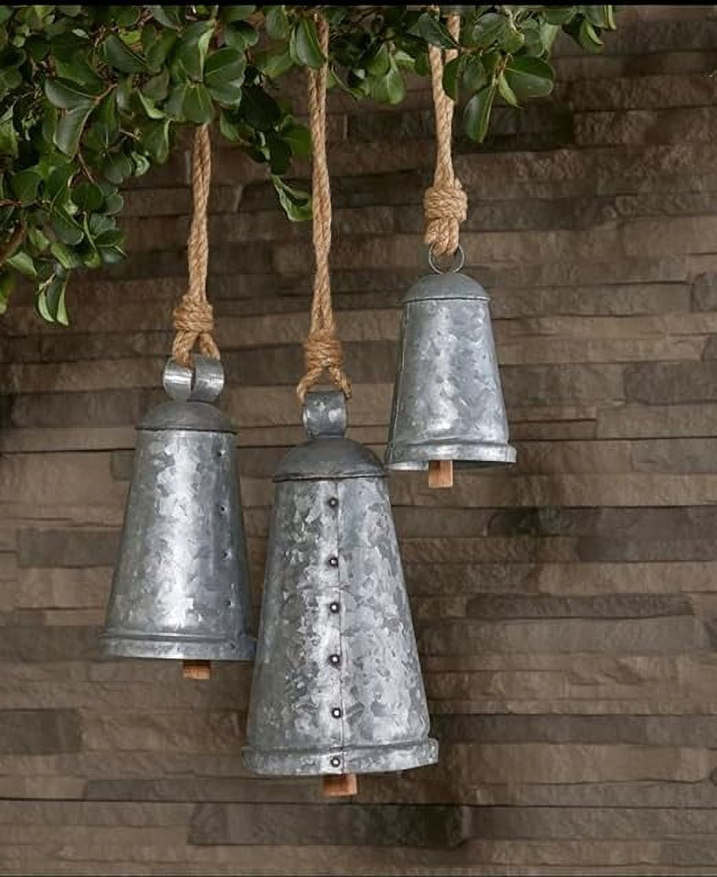 Decorative Hanging Christmas Bells Tree Hanging Ornament Metal Jingle ...