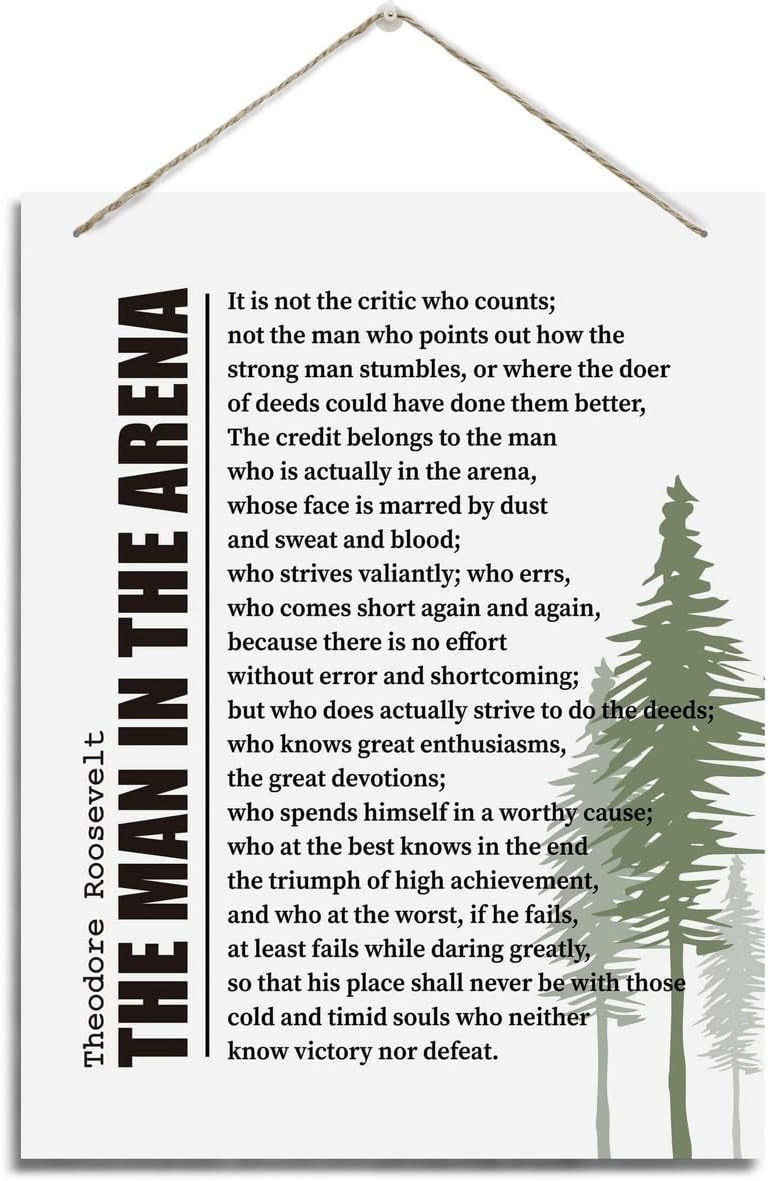 Decorative Hanging Wood Signs, Home Office Wall Decor Gift, Wooden Wall ...