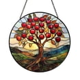Decorative Heart Tree Stained Glass Style Window Suncatcher - Walmart.com