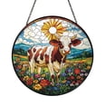 Decorative Heart with Wings Faux Stained Glass Window Hanging - Walmart.com
