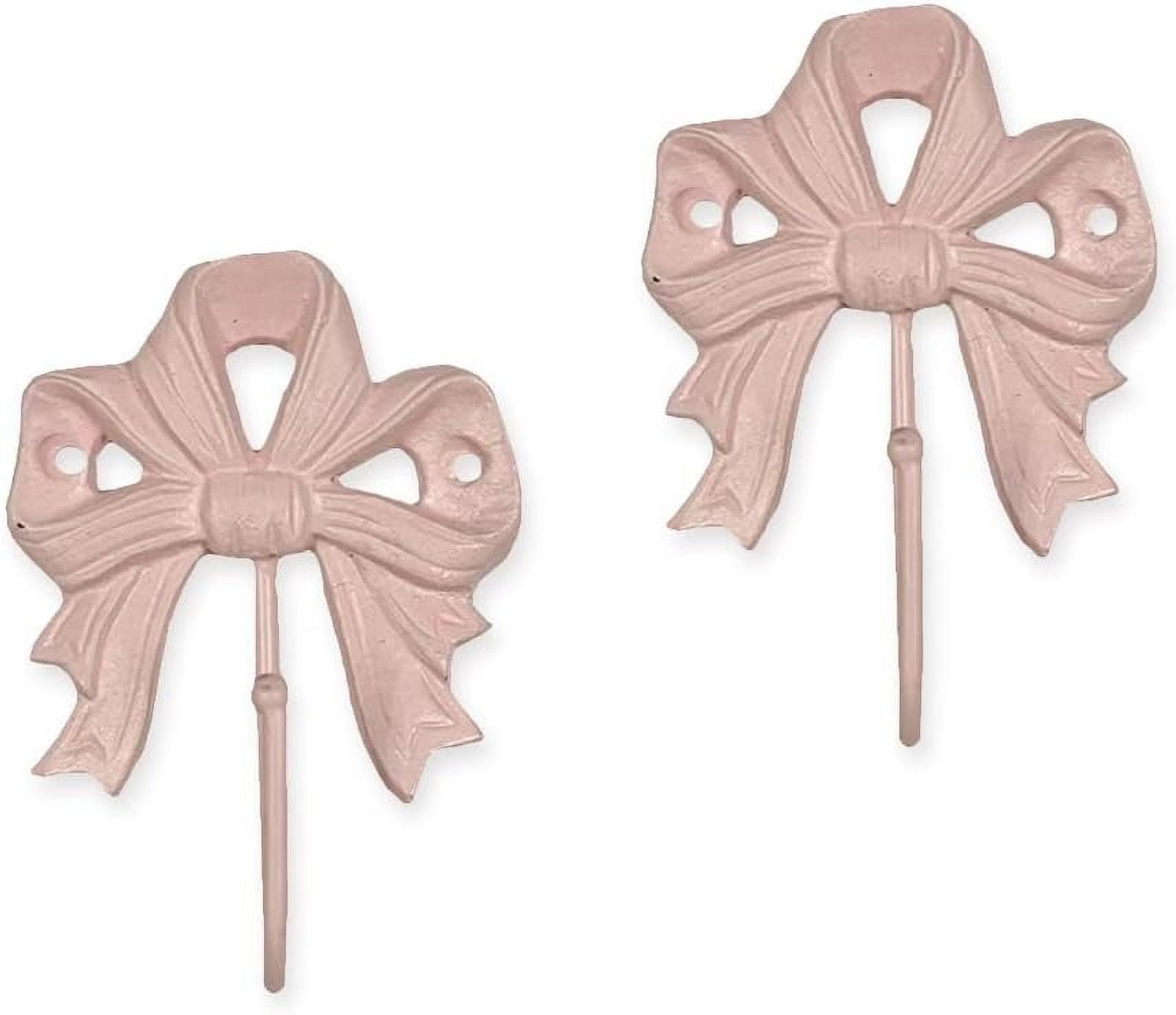 Decorative Hook Bow-Knot Hook Wall Hooks Pack of 2,Distressed Wall ...