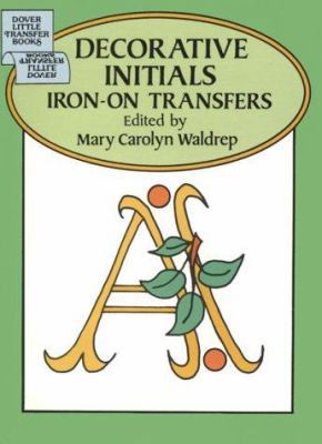 Pre-Owned Decorative Initials Iron on Transfer (Paperback) 048627781X ...