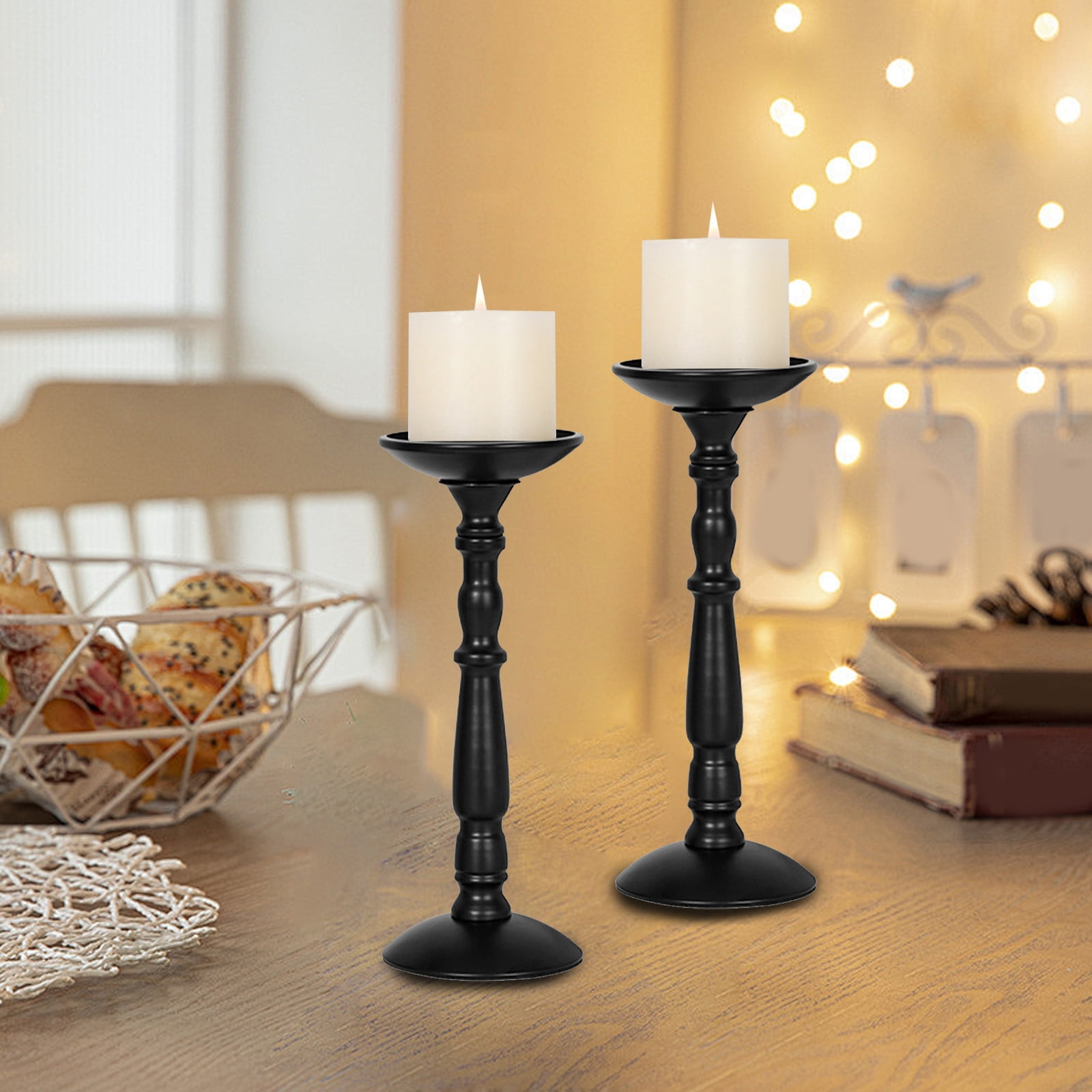 Decorative Iron Candlestick Holder for Home Decor - Elegant Candle ...
