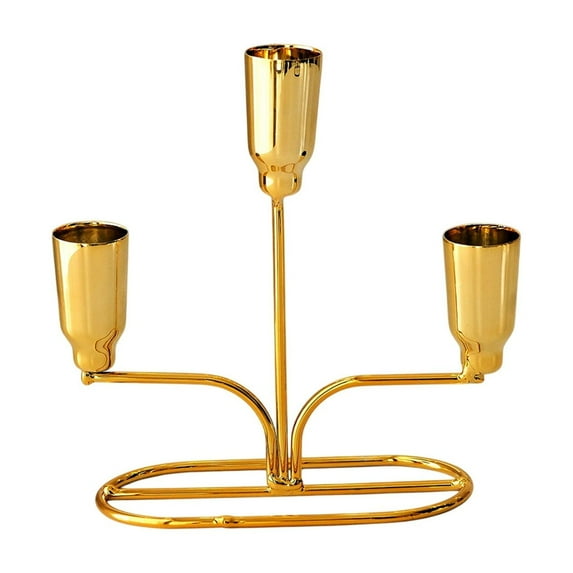 Decorative Iron Metal Candle Holders - Elegant Dining Table Centerpiece ...