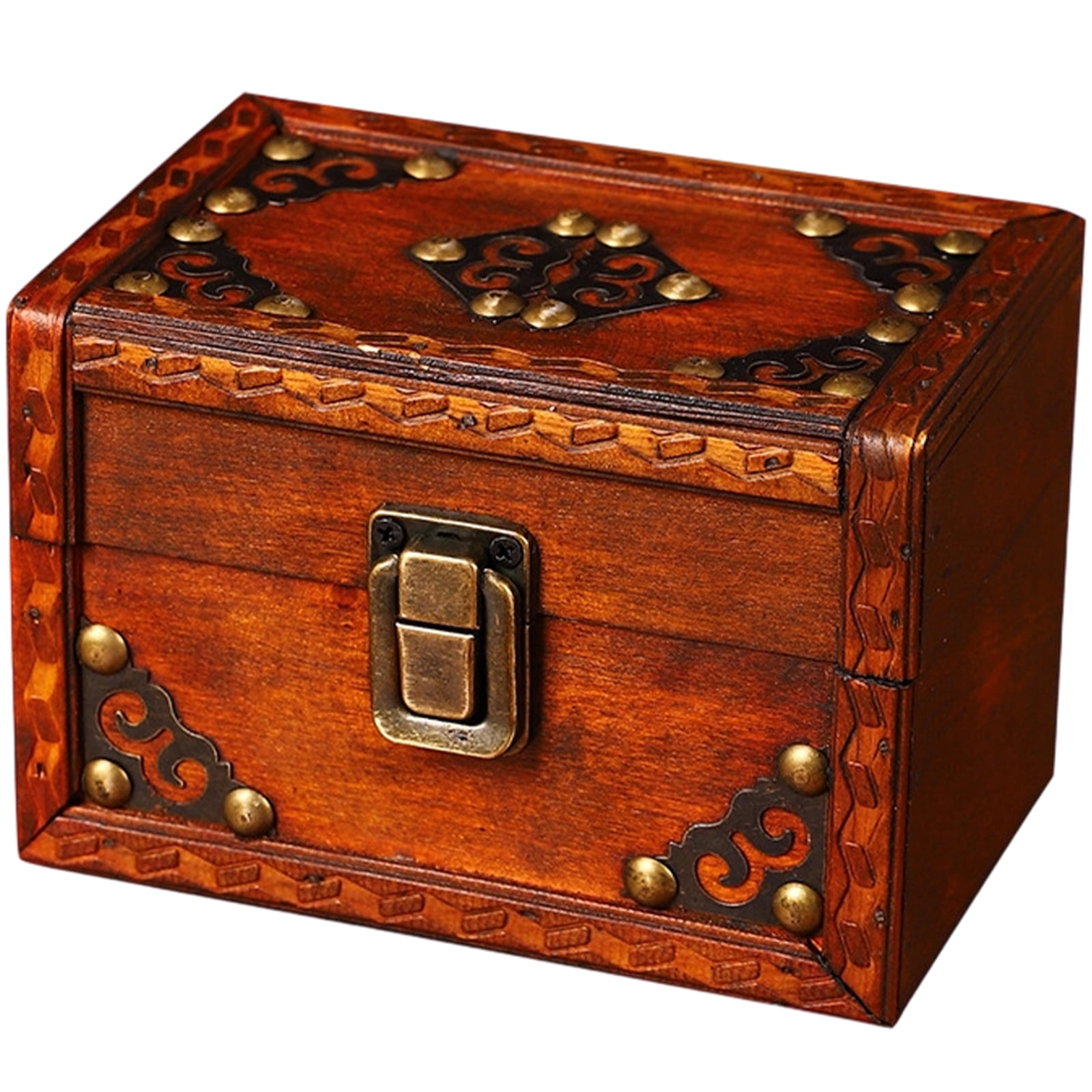 Decorative Keepsakes Chest for Jewelry Photos Coin Storage Multipurpose ...