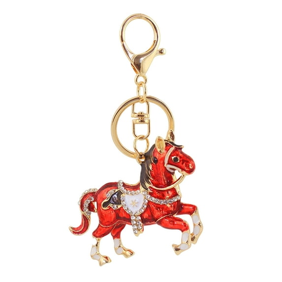 Decorative Key Holder Horse Charm Keyring Including Safety Hook Accent ...