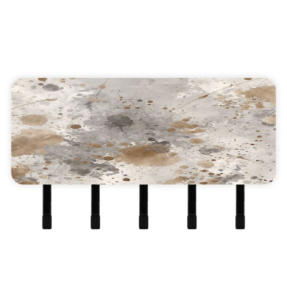 Decorative Key Holder Organizer Wall Mounted with 5 Hooks for Keys Mail ...