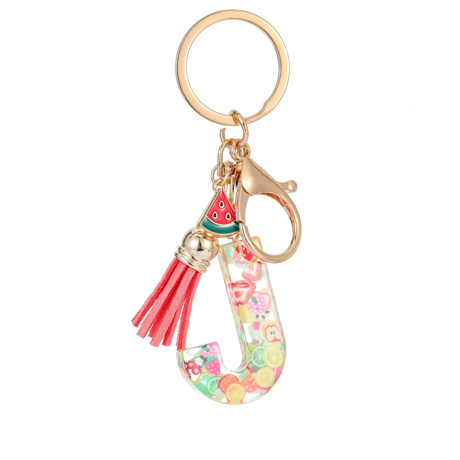 Decorative Keychain,letter keychain,Cute Key Chains for Women Girls ...