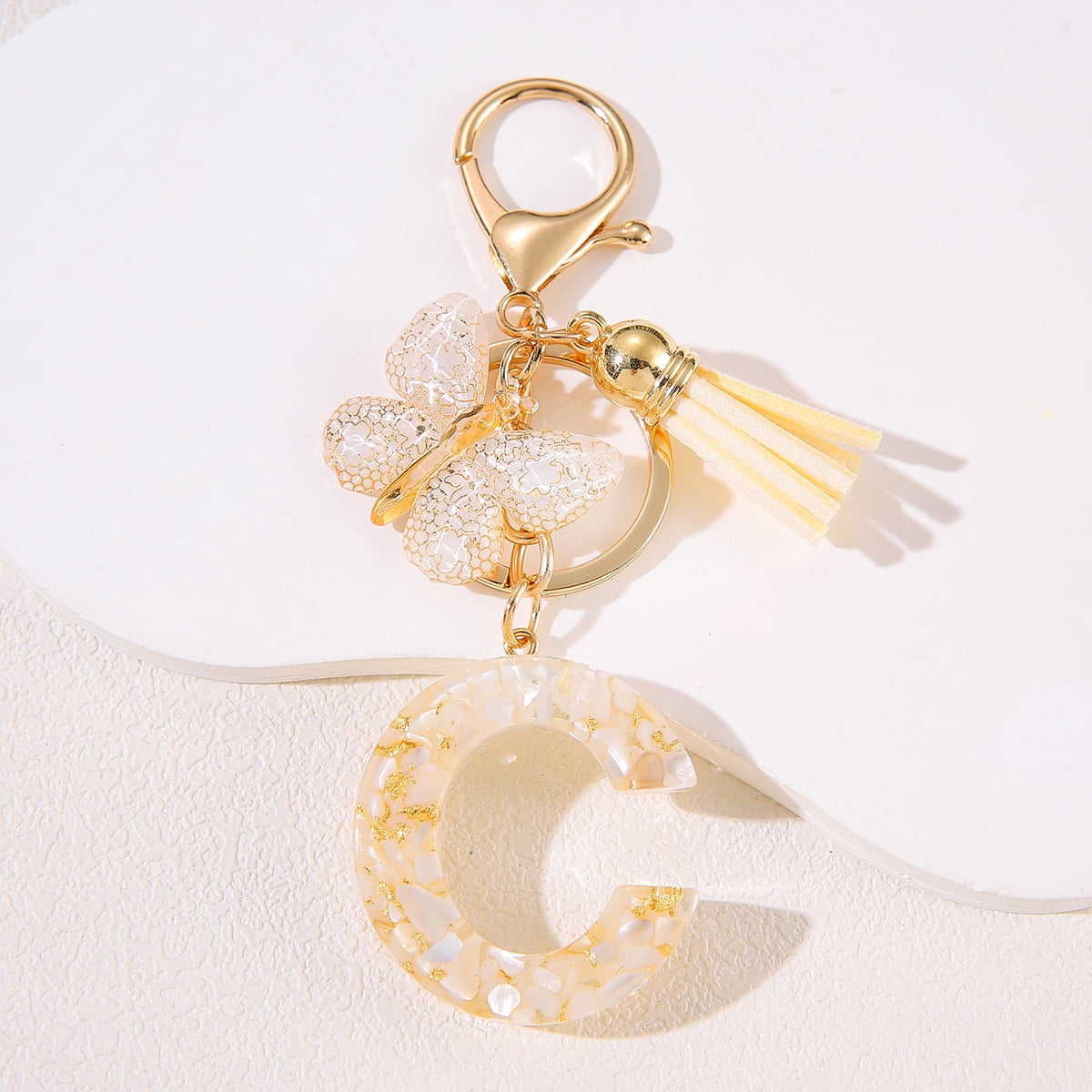 Decorative Keychain,letter keychain,Cute Key Chains for Women Girls ...