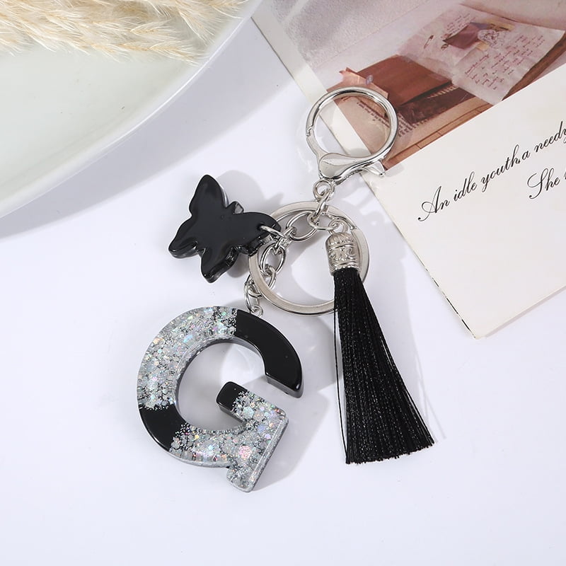 Decorative Keychain,letter keychain,Cute Key Chains for Women Girls ...