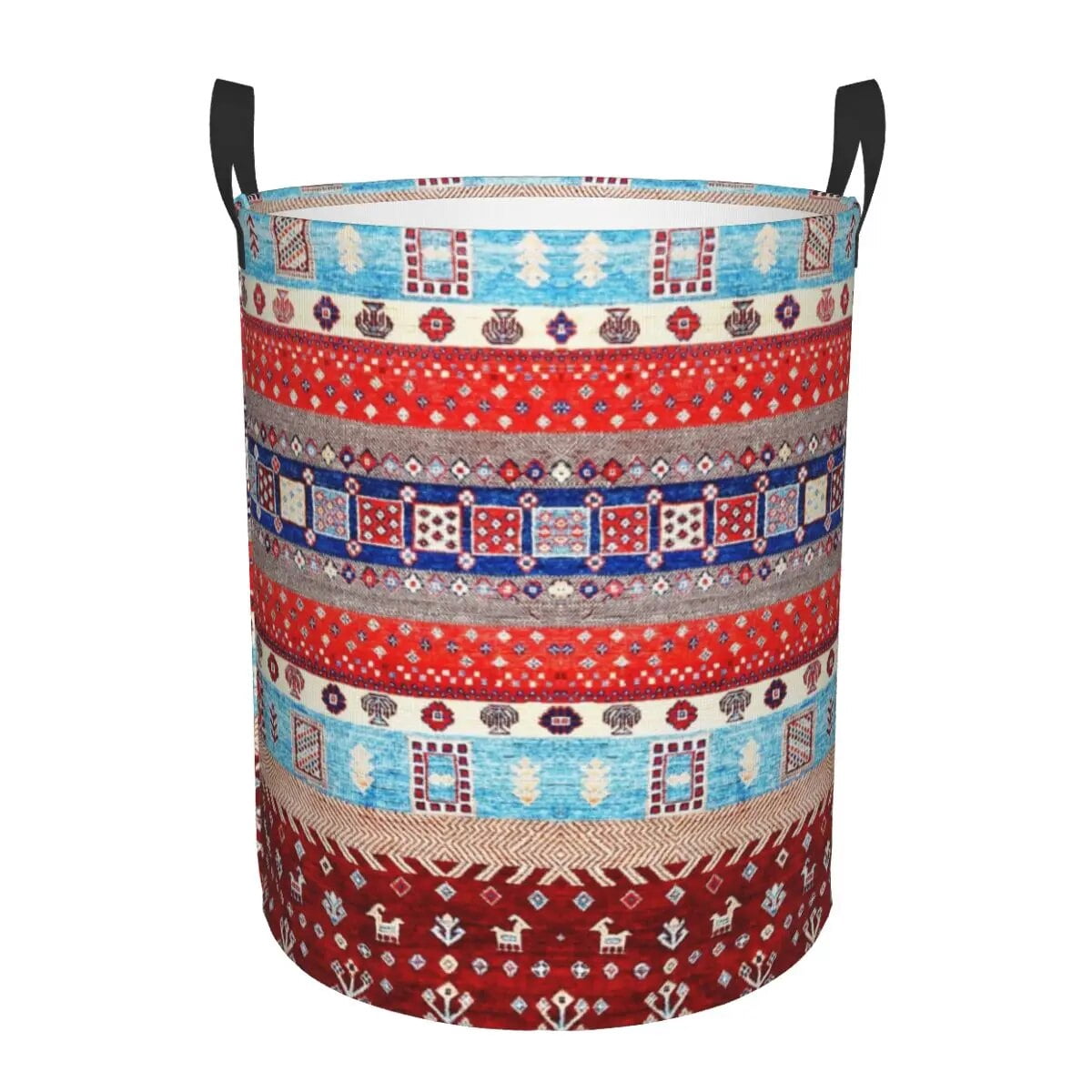 Decorative Kilim Navaho Weave Woven Aztec Textile Laundry Basket ...