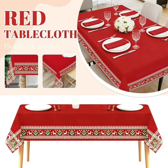 Decorative Kitchen Tablecloth, Table Cover for Kitchen Dinner Party ...