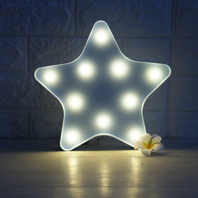 Decorative LED Crescent Moon Star Cloud Night Lights for Kids and ...