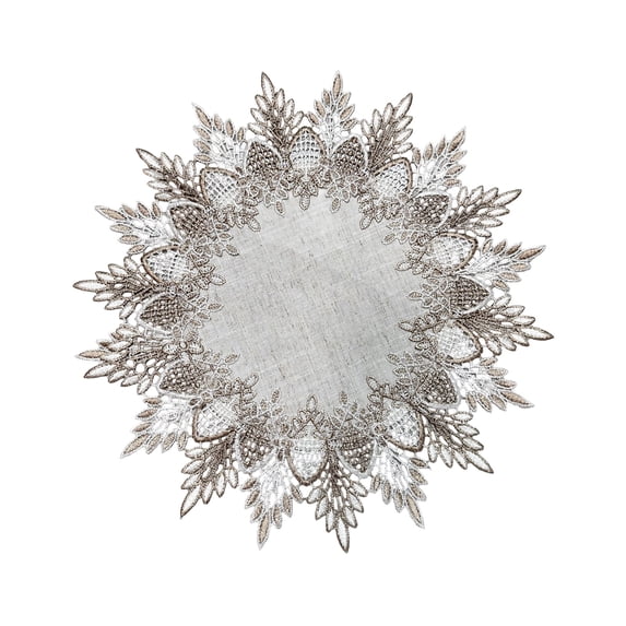 Decorative Lace Table Cover Polyester Fiber Safe for Kids Pet Easy ...