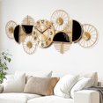 Axioglo Large Wall Clock 40" Metal Wall Art for Living Room - Walmart.com