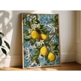 Decorative Lemon Botanical Mediterranean Tile Inspired Design Saturated ...