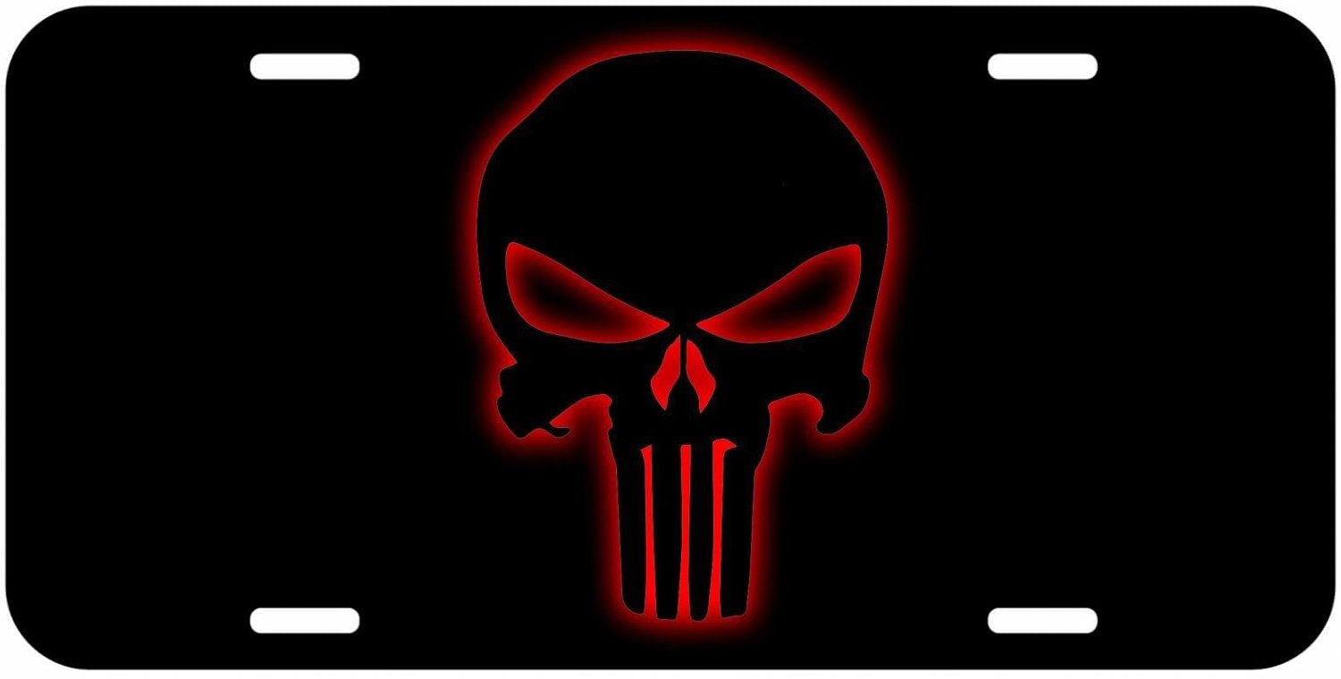 Decorative License Plates For Cyberpunk For Punisher Skull For ...