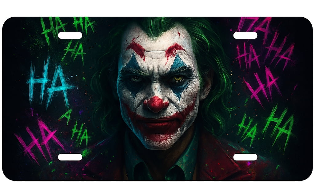 Decorative License Plates For Joker SUPERhero For villain DC comics ...