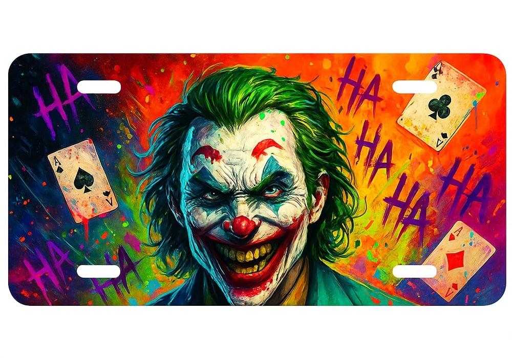 Decorative License Plates For Joker SUPERhero For villain DC comics ...