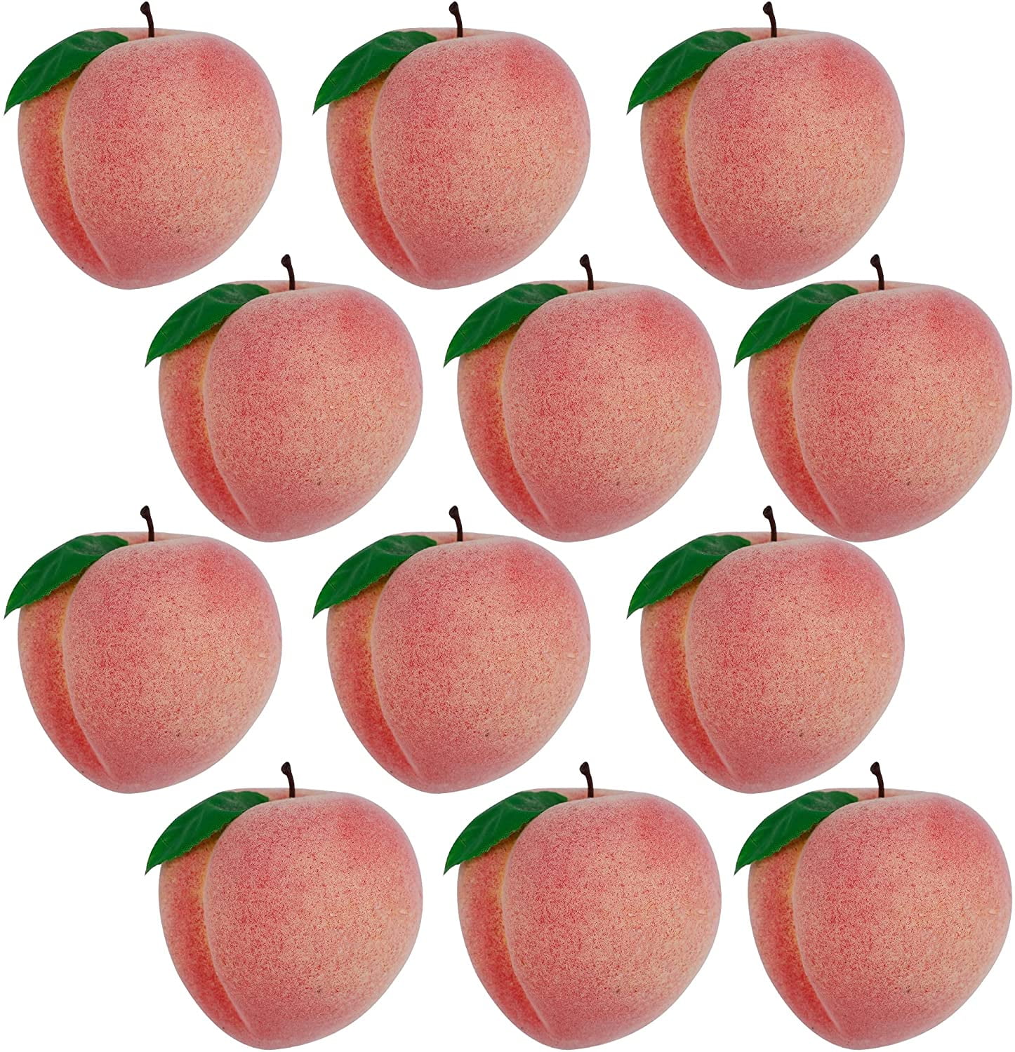 Decorative Lifelike Realistic Artificial Fake Fruit Decor (Set of 12 ...