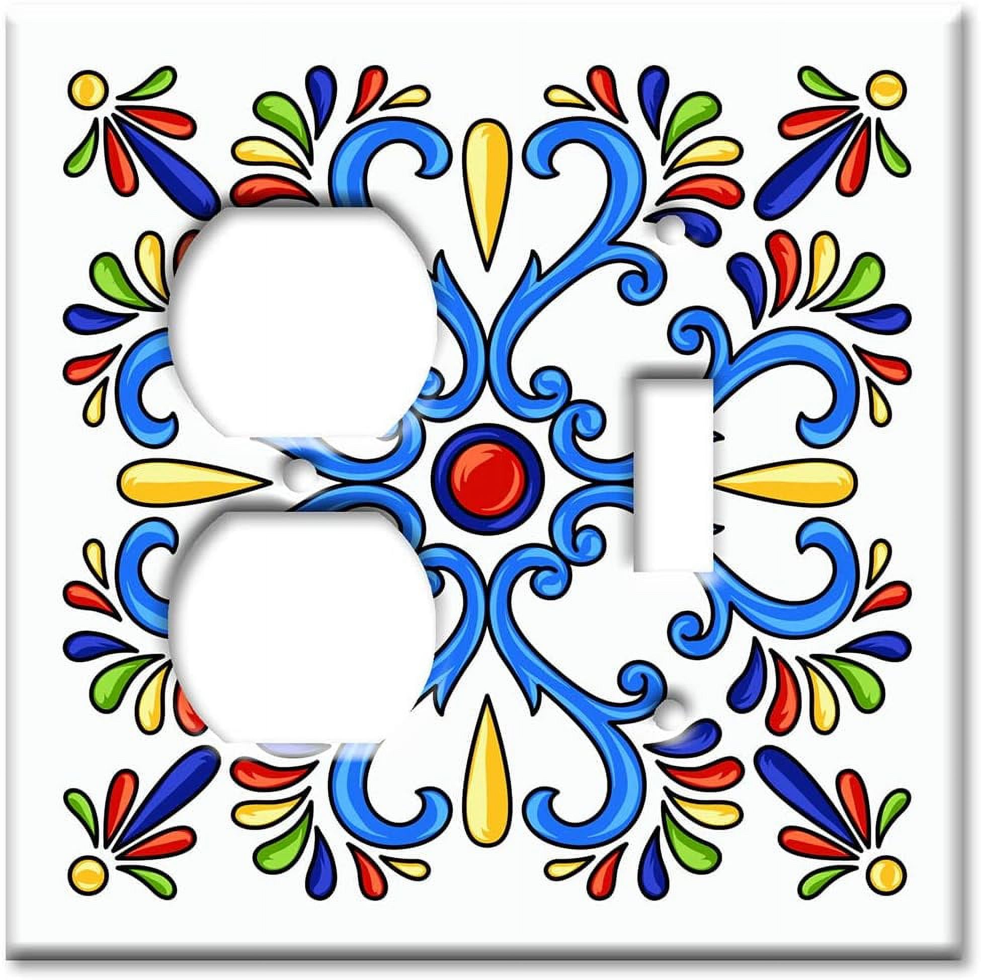 Decorative Light Switch Plate Cover Plate Decorative Metal Wall Plate ...
