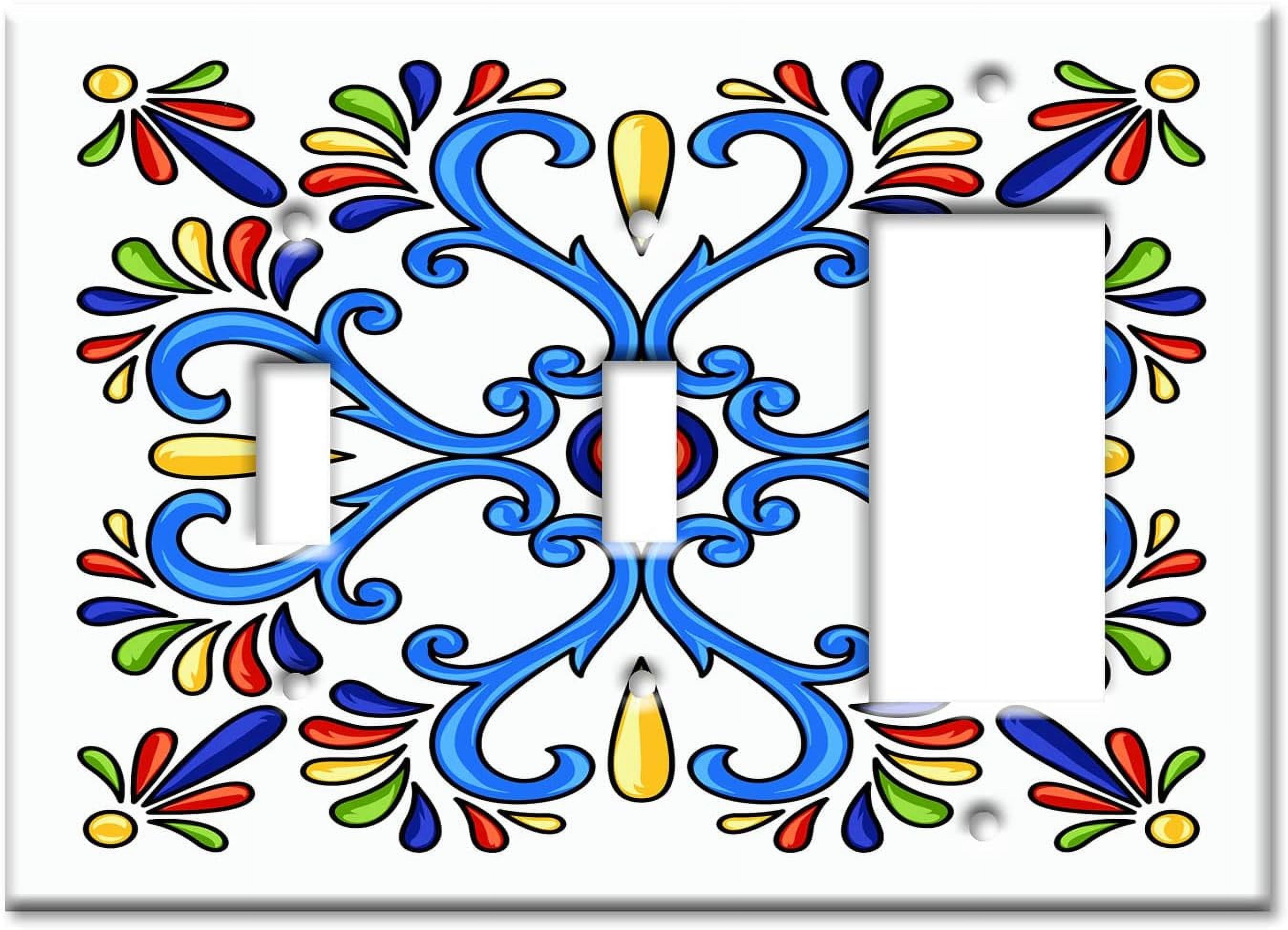 Decorative Light Switch Plate Cover Plate Decorative Metal Wall Plate ...