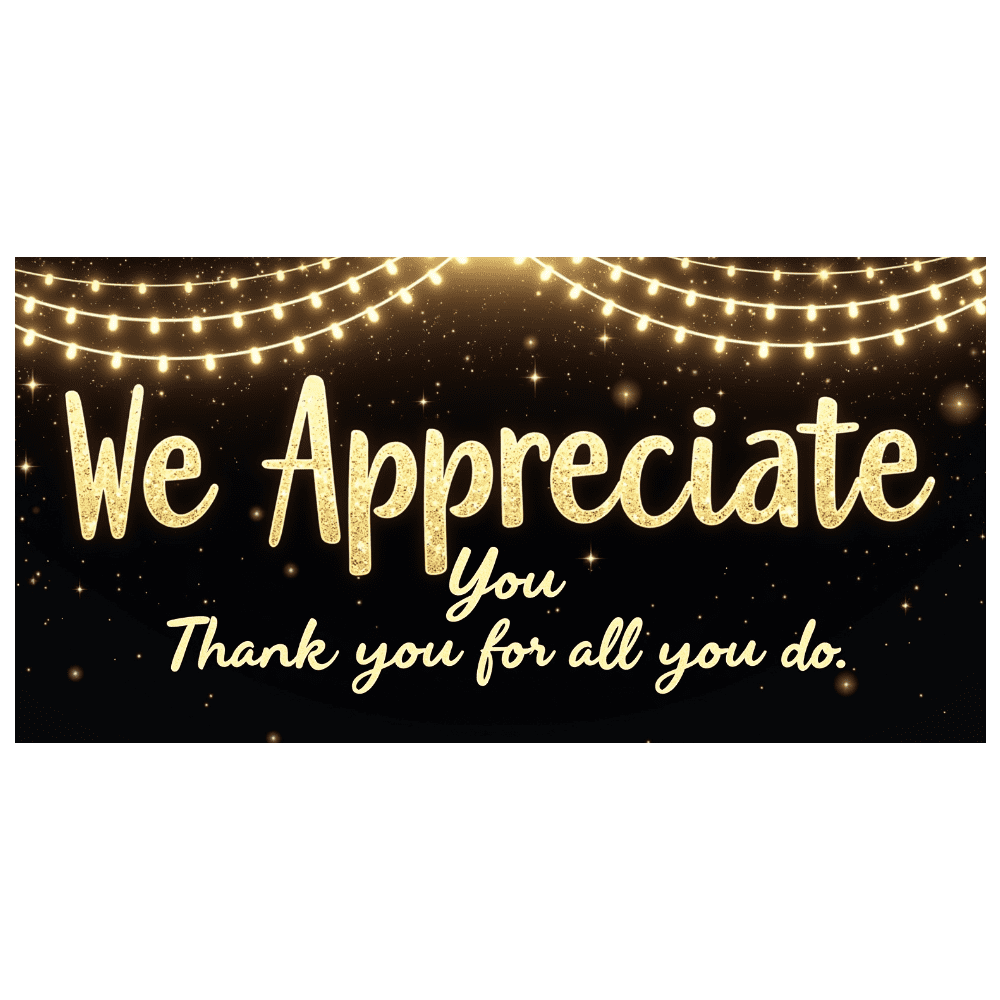 Decorative Lights Employee Recognition Thank You Event Appreciation ...
