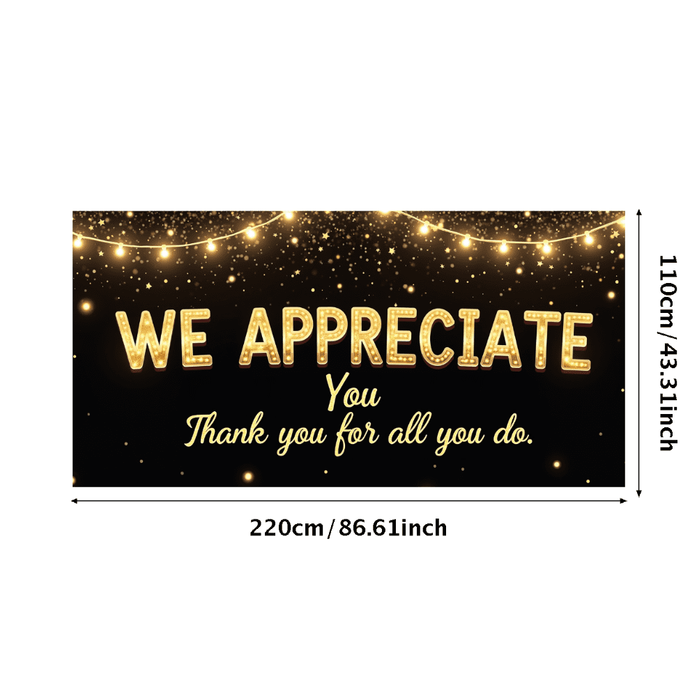 Decorative Lights Employee Recognition Thank You Event Appreciation ...