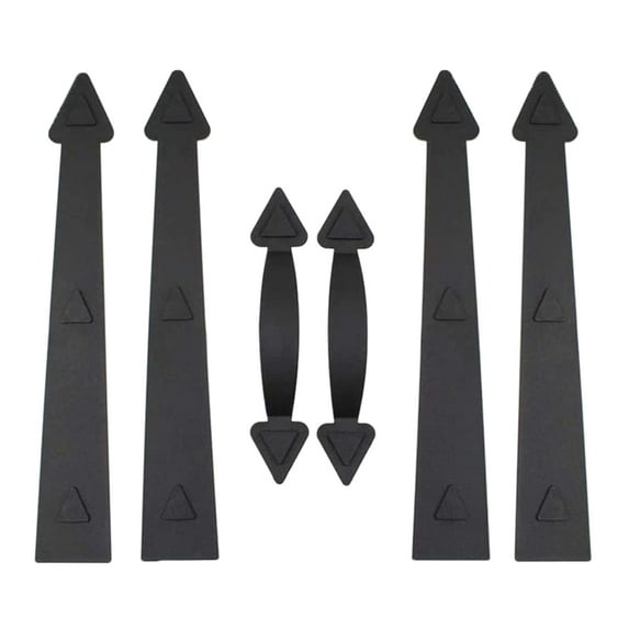 Decorative Magnetic Garage Door Hardware Quick Setups Removable Hinge ...