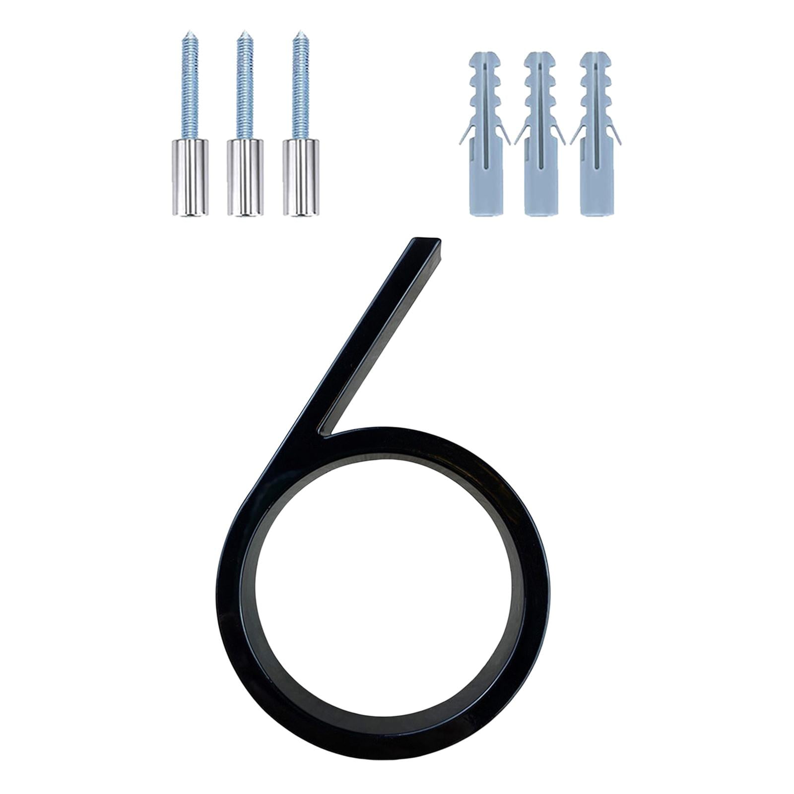 Decorative Mailbox Decor Number Exterior Street Sign Address Numbers ...