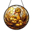 Decorative Mama Duck Acrylic Suncatcher Panel, Stained Glass Style ...