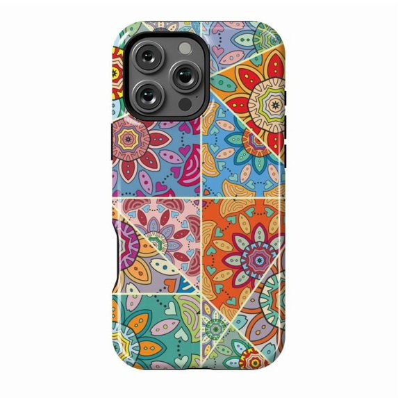Decorative Mandala Element Design iPhone Case 17 16 15 14 13 12 11 Pro ...