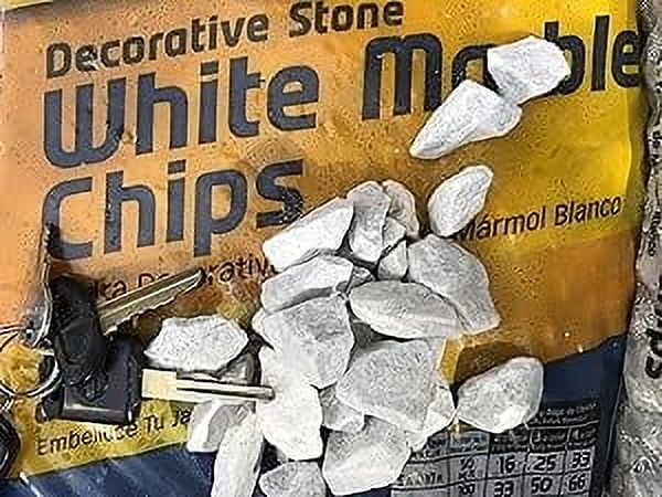 Decorative Marble Chips White 5 LBS - Walmart.com