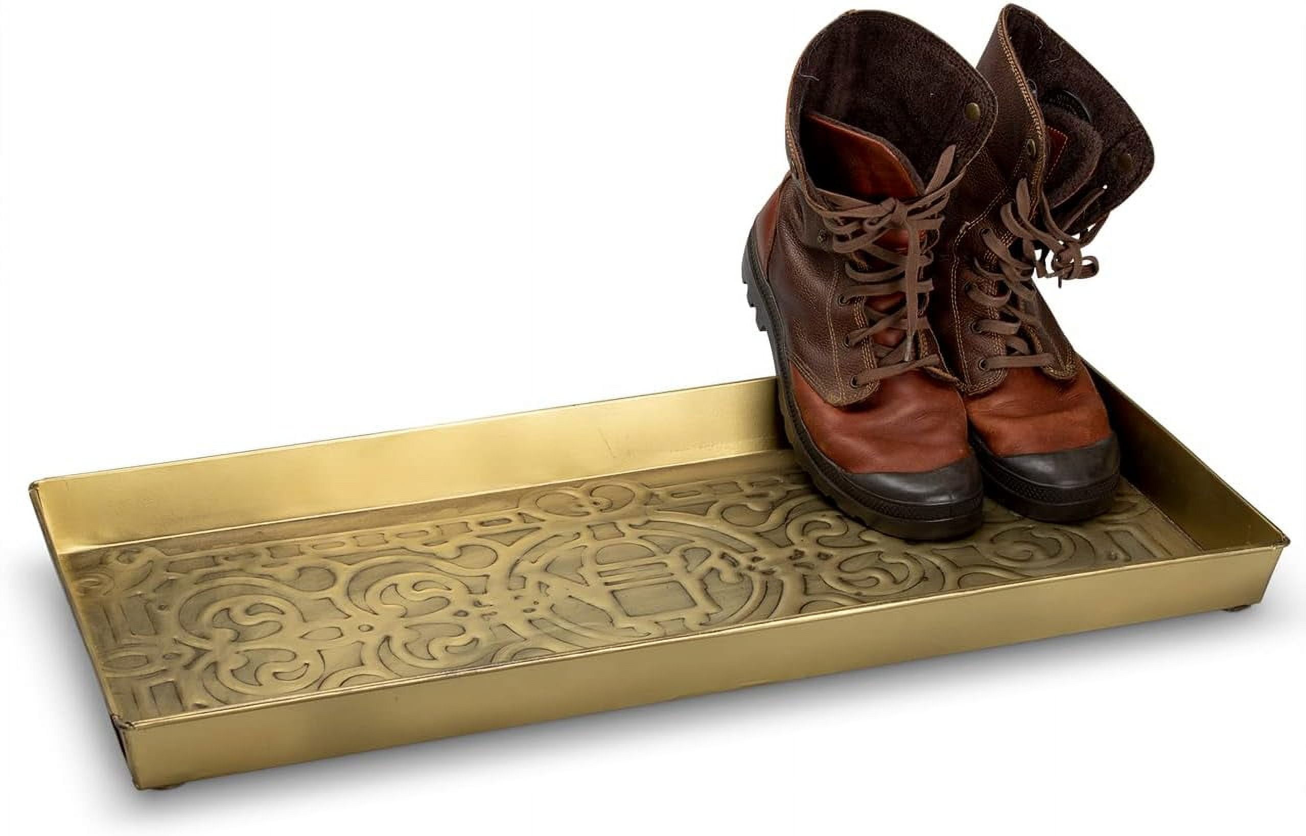 Decorative Metal Boot Tray - Walmart.com