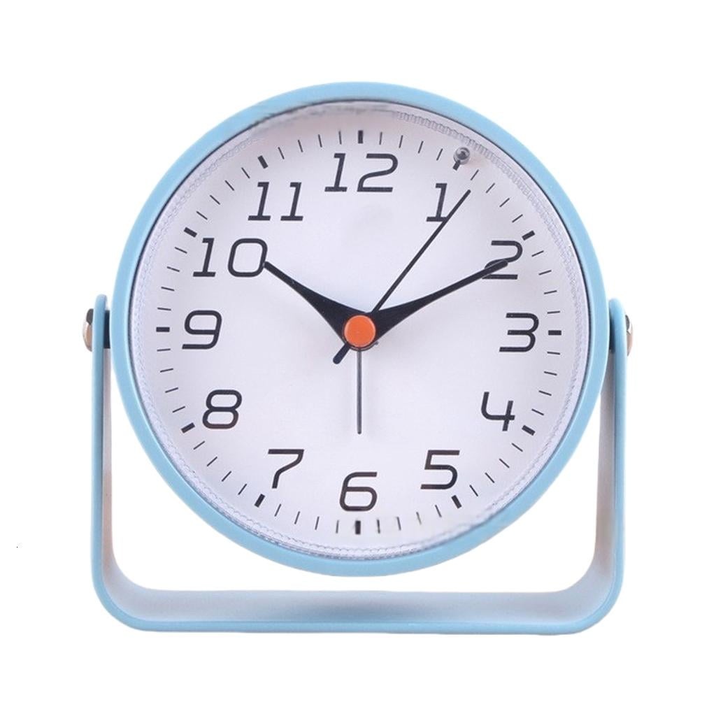 Decorative Metal Table Clock for Living Room Bedroom or Offices Space ...