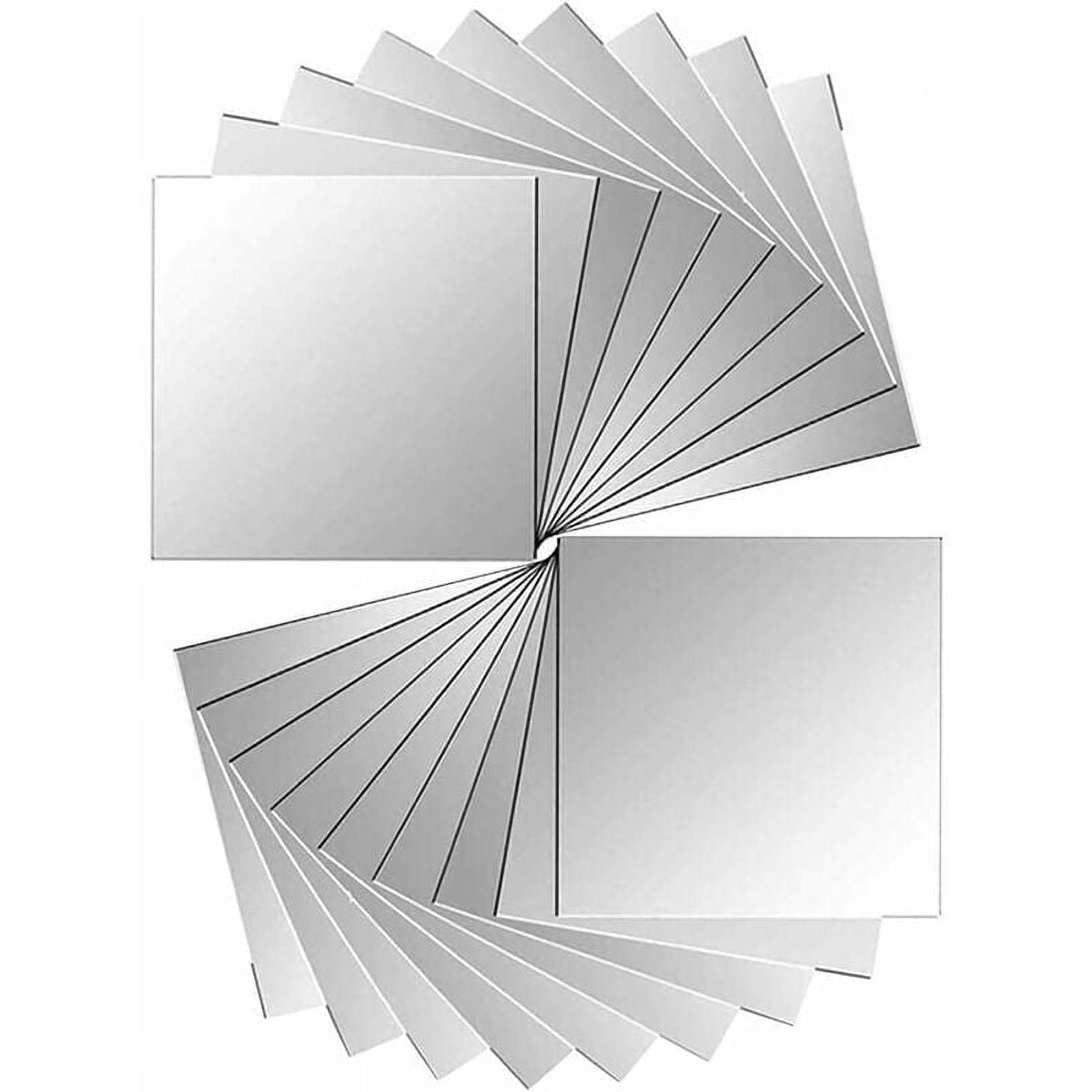 Decorative Mini Size Acrylic Square Mirror, Adhesive Small Mirror Tiles ...