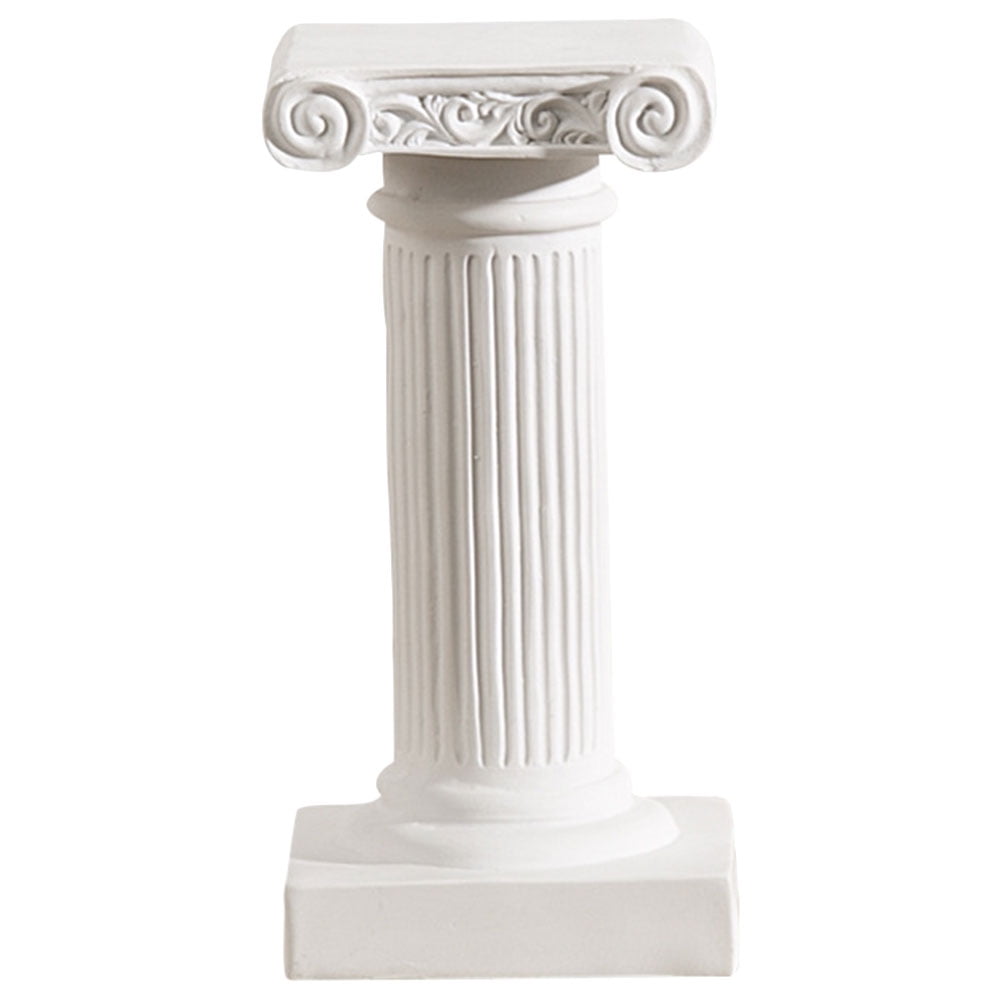 Decorative Miniature Roman Column Ornament Resin Pillar Candle Holder ...