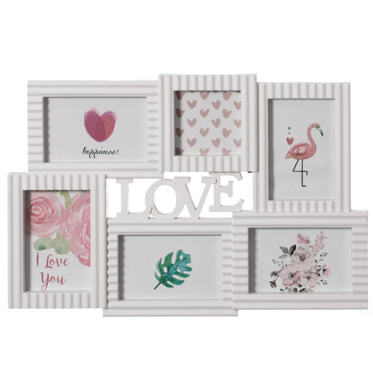 Decorative Modern Wall Mounted Collage Picture Holder Multi Photo Frame ...