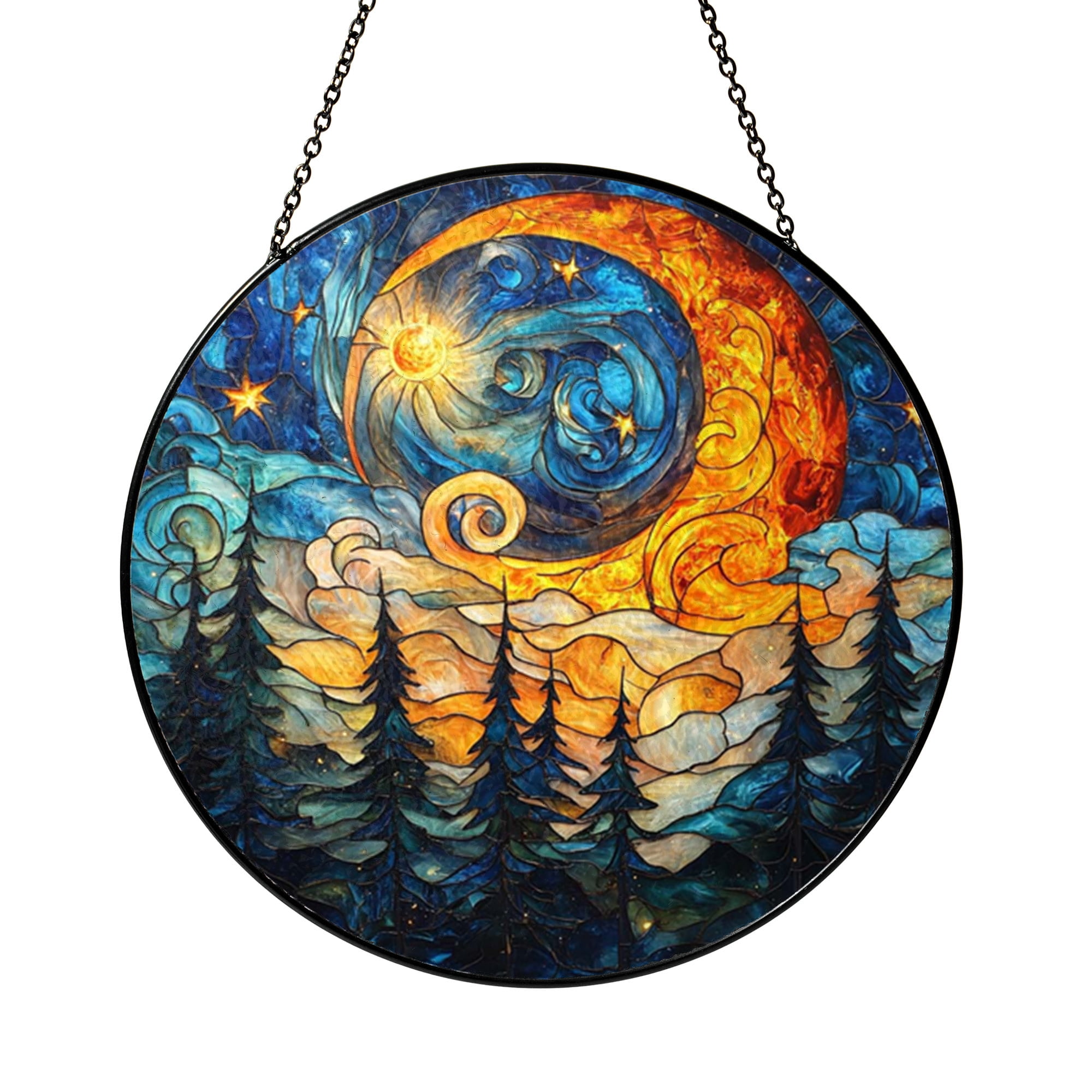 Decorative Moonlight Glass Suncatcher for Window - Walmart.com