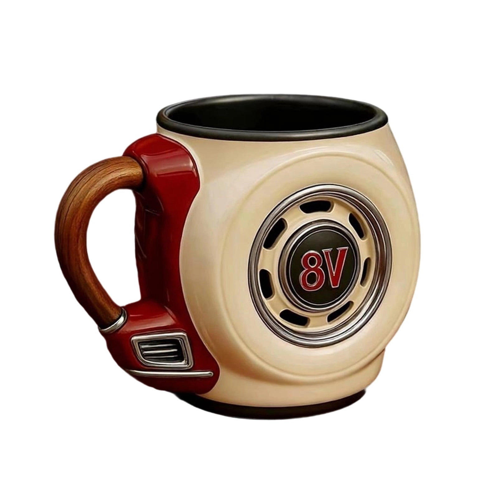 Decorative Mug Resin Exterior And Stainless Steel Interior Engine ...