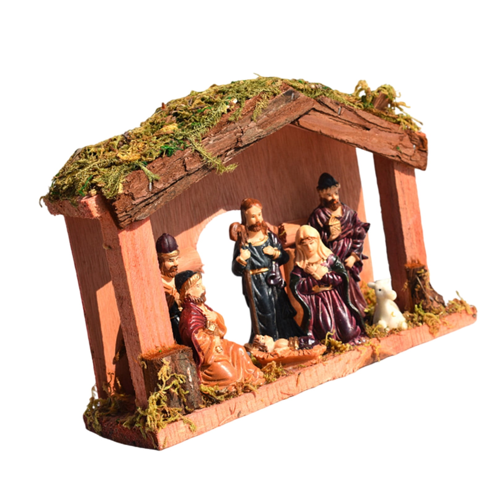 Decorative Nativity Resins Birth Statue Set for Holidays Season ...