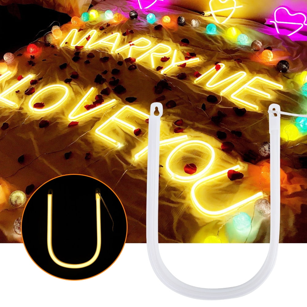 Decorative Neon Light Letter Shape LED Lamp Decoration for Wedding ...