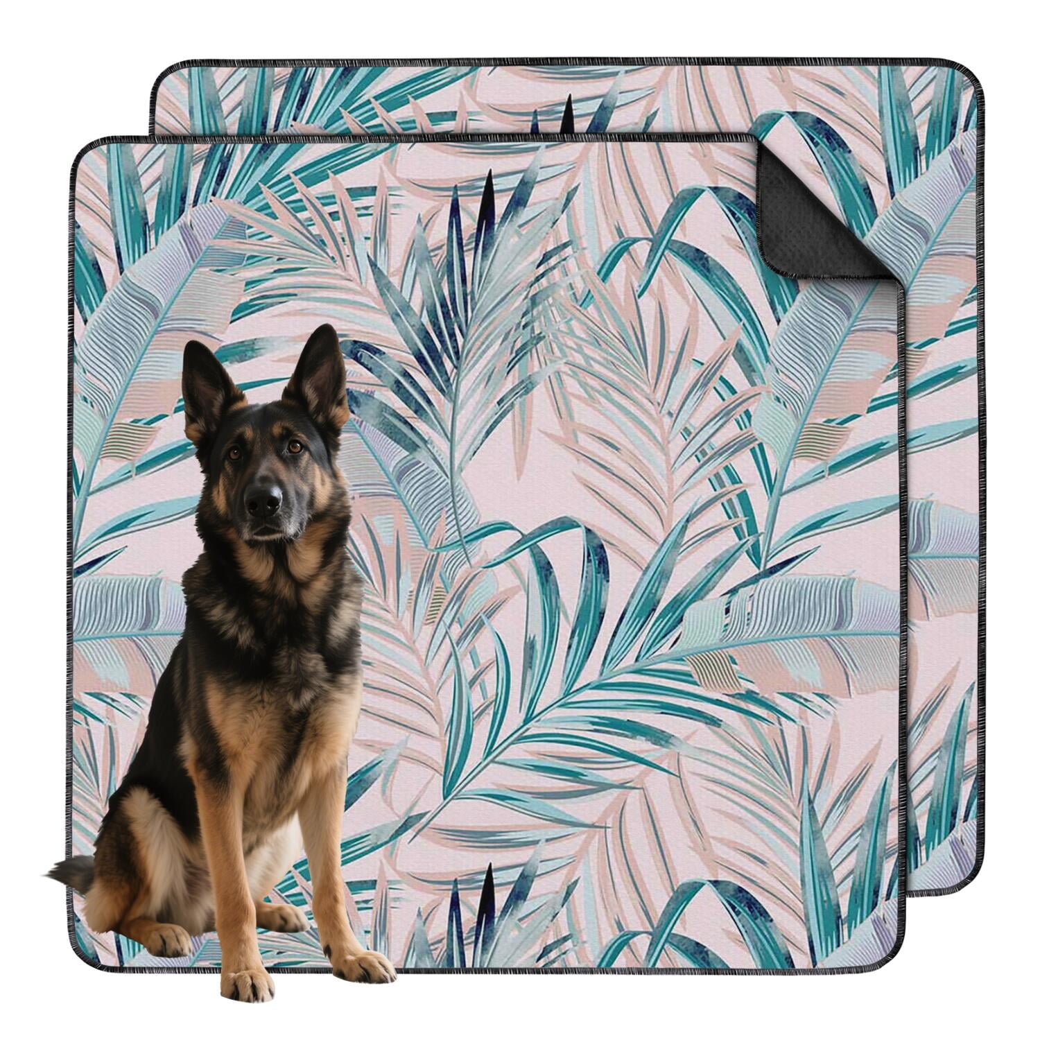 Decorative Non-Slip Pads for Dog Accidents, Washable and Reusable with ...