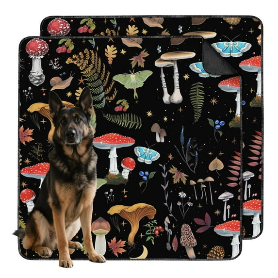 Decorative Non-Slip Washable Potty Pads for Dogs, Reusable Training Mat ...