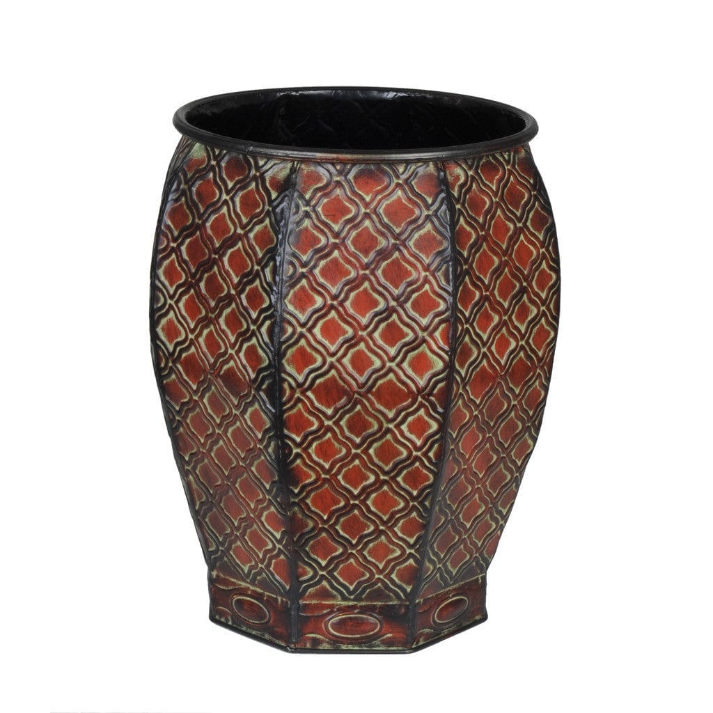 Decorative Octagon Metal Vase - Walmart.com