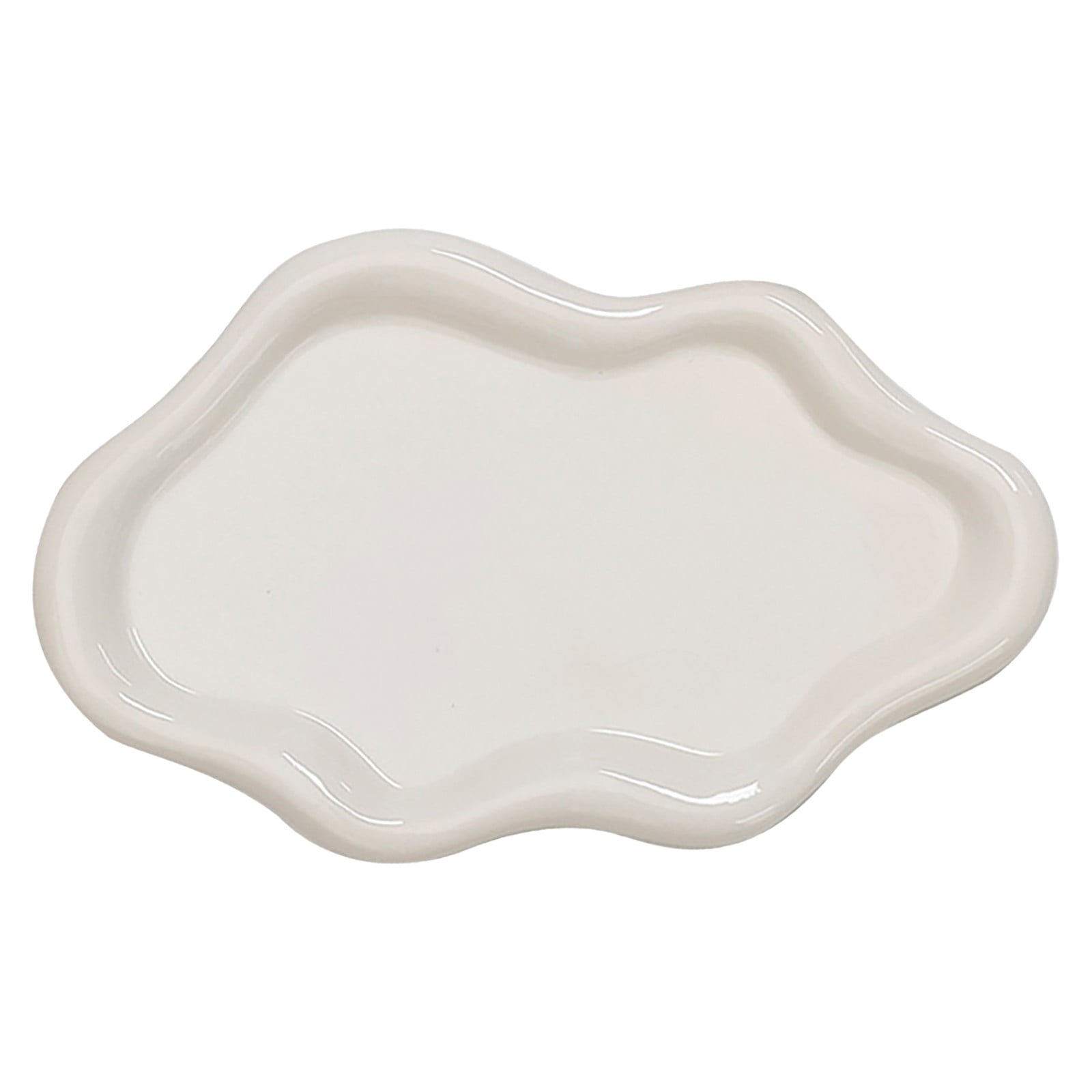 Decorative Ornaments Desktop Ornament Ceramic Jewelry Tray Trinket Dish Decorative Cloud Vanity ...