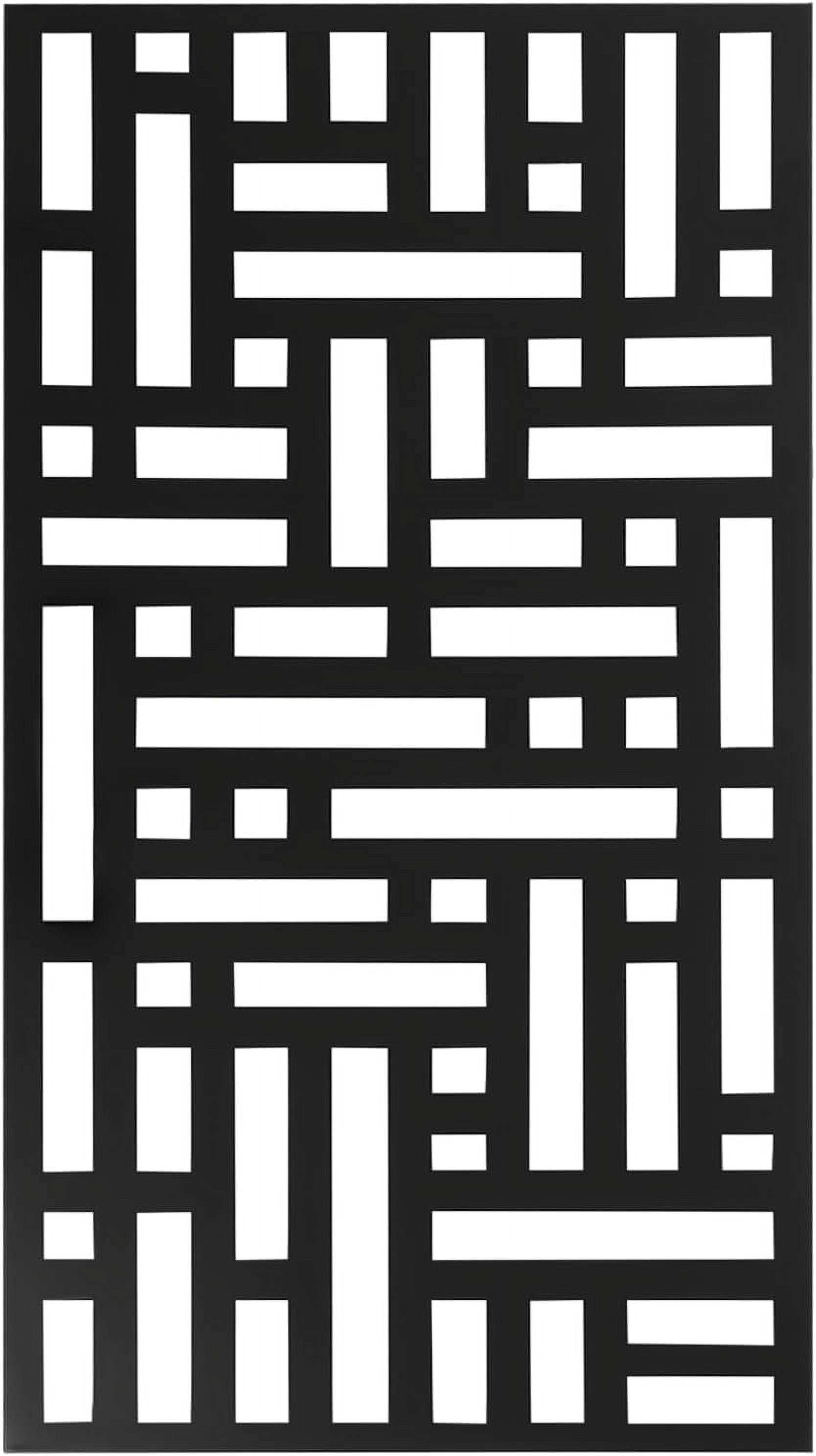 Decorative Outdoor Privacy Screen Panels,Black Screen Panel with Modern ...